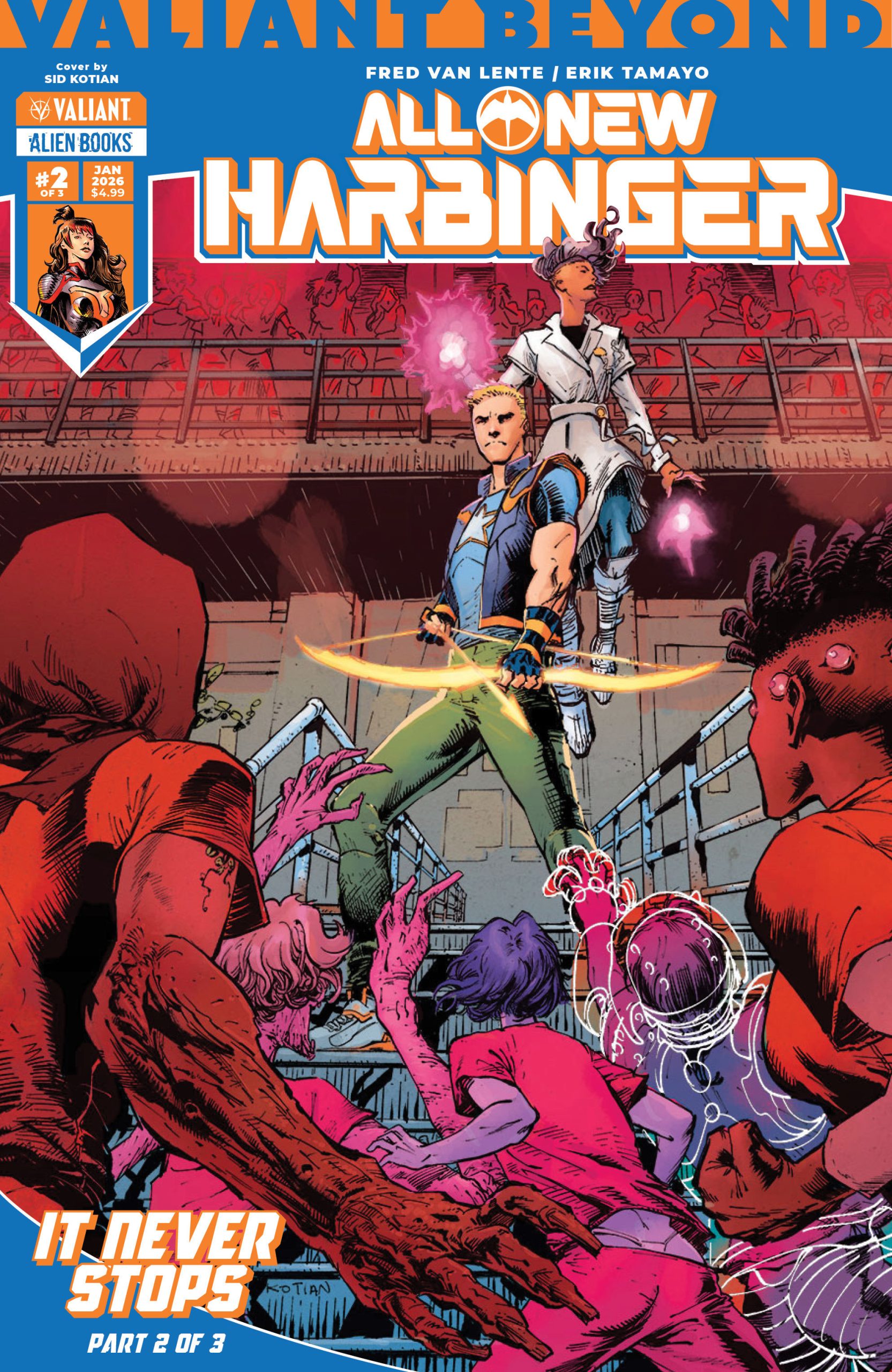 Valiant Beyond: All-New Harbinger #5–It Never Stops #2 Variant B ...